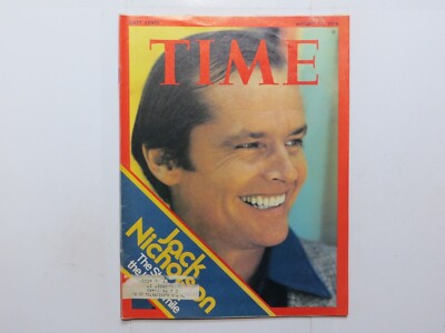 Time Magazine August 12, 1974 Jack Nicholson AI | eBay