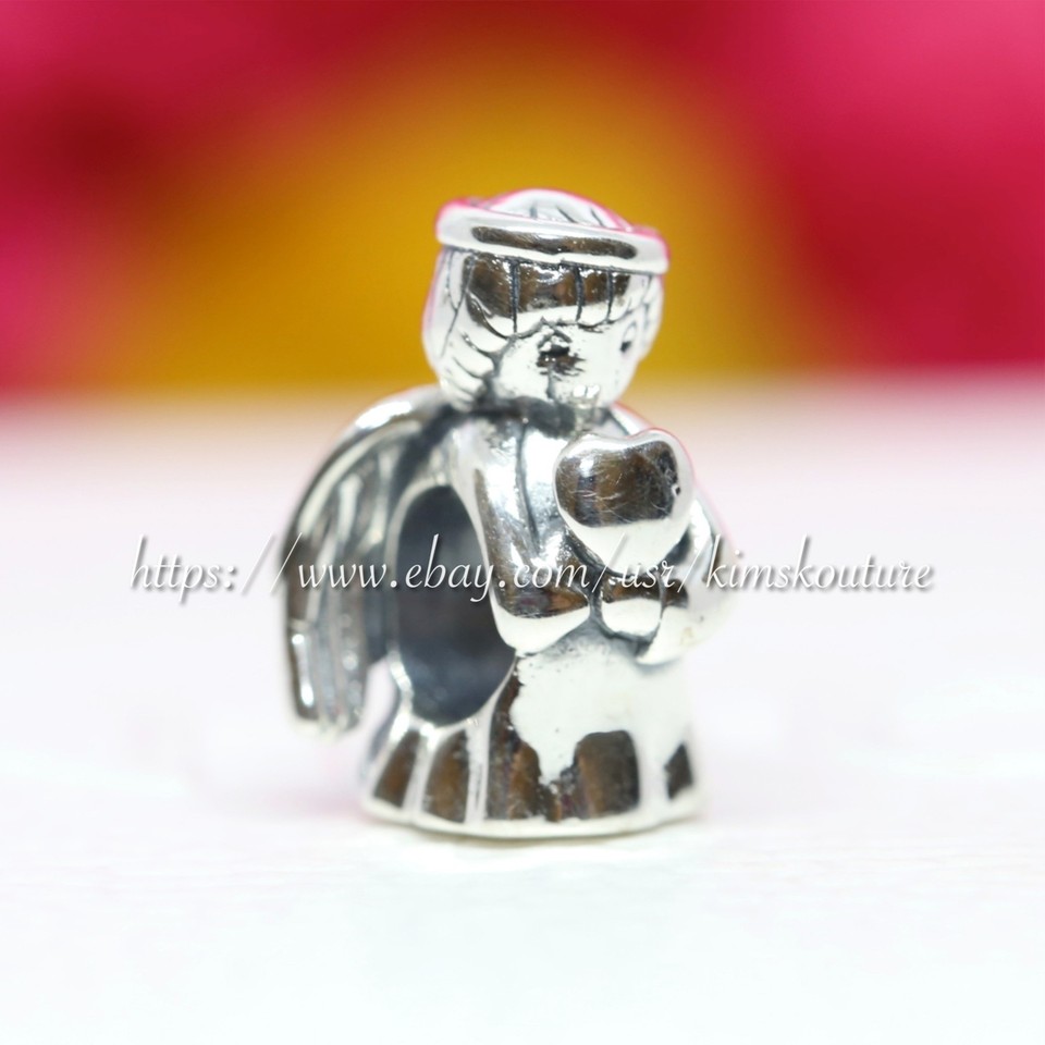 Authentic Pandora Angel of Love Sterling Silver Charm 798413C00 | eBay