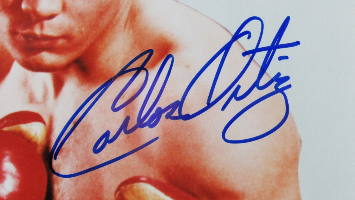 Carlos Ortiz Lightweight Boxer Autographed 8x10 Photo PSA/DNA 177070 | eBay