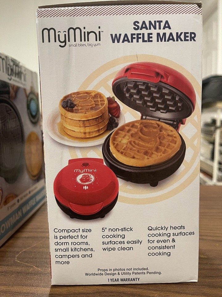 My Mini Santa Waffle or Breakfast Sandwich Maker NIB | eBay