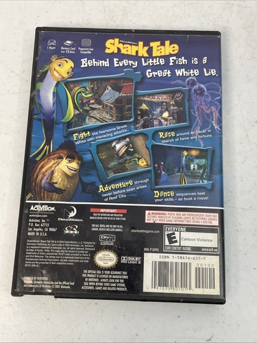 DreamWorks' Shark Tale (Nintendo GameCube, 2004) Tested 47875807013| eBay