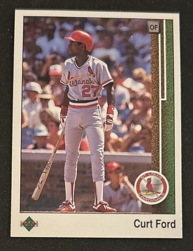 1989 Upper Deck Curt Ford Baseball Card #309 Cardinals OF VG O/C | eBay