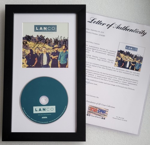 LANCO CD DISPLAY PSA/DNA CERTIFIED LOA COA SIGNED BAND AUTOGRAPHED PSA ...
