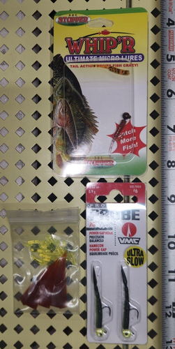 11-24 Lot of 2 Ice Fishing Jigs K&E Stopper Whip'R Probe 1/32 oz #6 | eBay