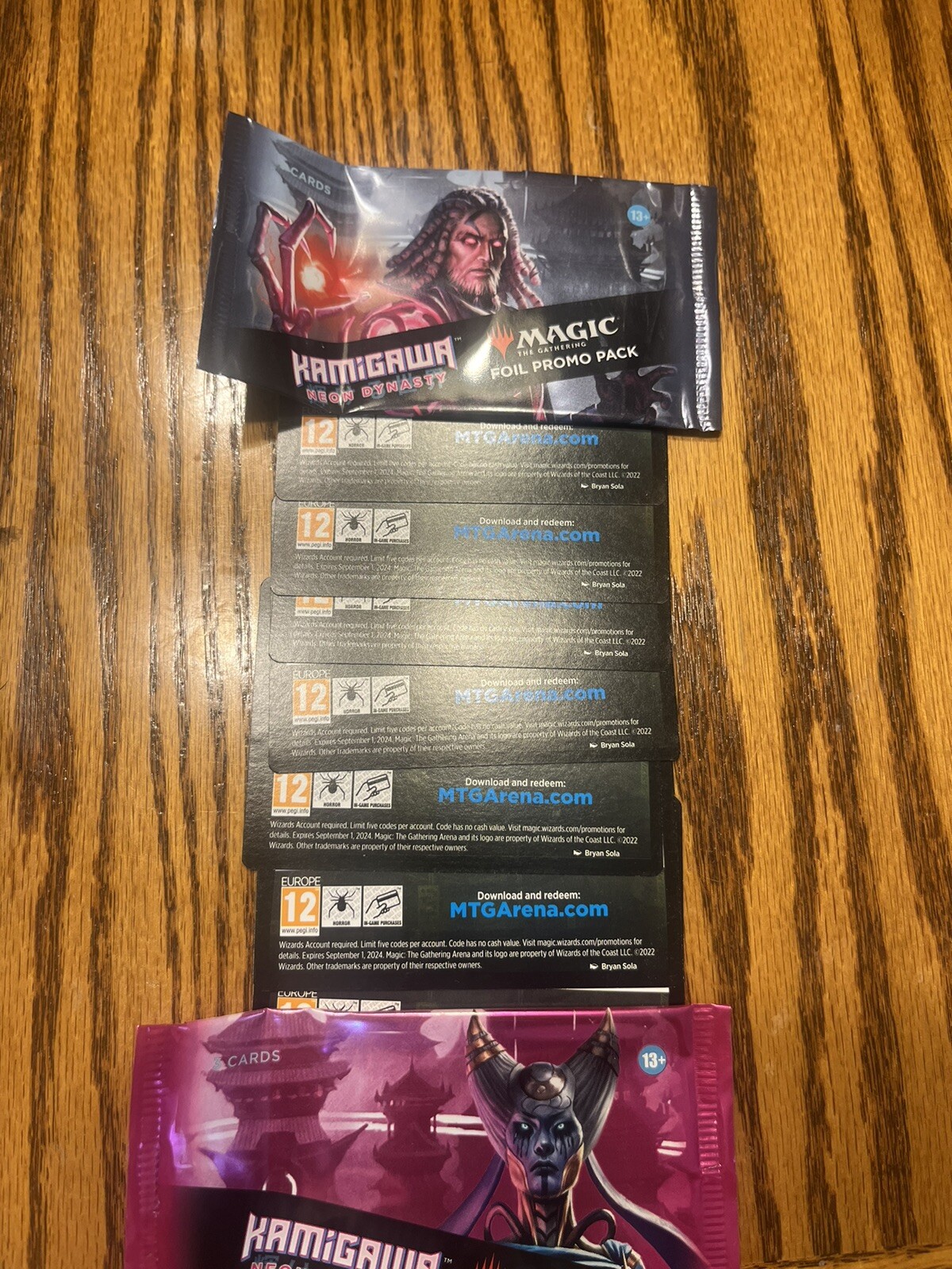 MAGIC MTG ARENA CODE CARD KAMIGAWA 7 BOOSTERS PACKS PROMO PACKS (7 ...