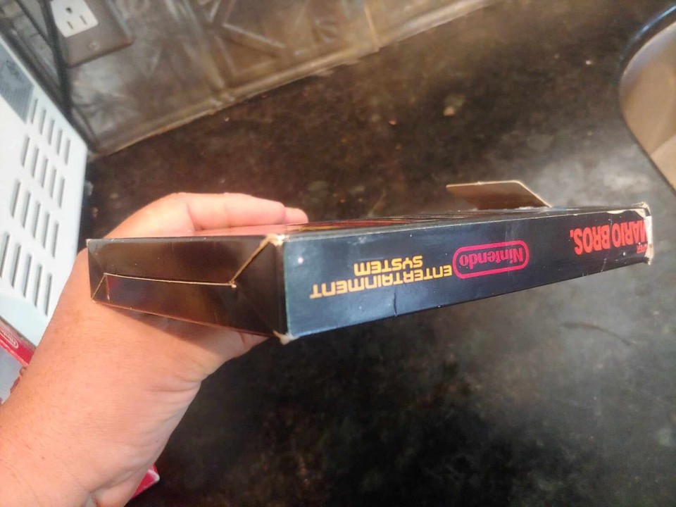 Super MARIO BROS. Nintendo NES Game Original 1985 Cardboard Collector ...