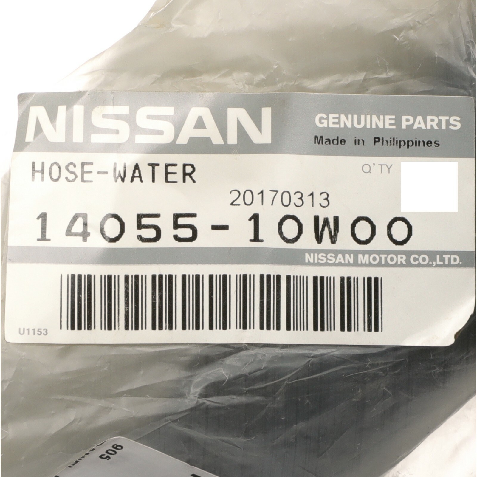 OEM NEW Genuine Nissan Water Hose 1986-1989 Pathfinder D21 Pickup 14055 ...