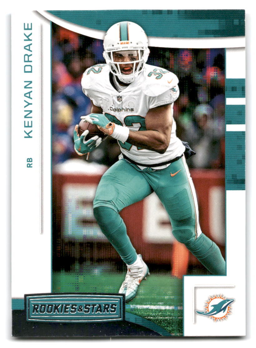 Kenyan Drake 2018 Panini Rookies & Stars #17 Miami Dolphins FOOTBALL | eBay