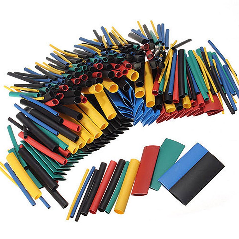 127/140/328/530pcs 2:1Heat Shrink Tube Tubing Sleeving Wrap Wire ...