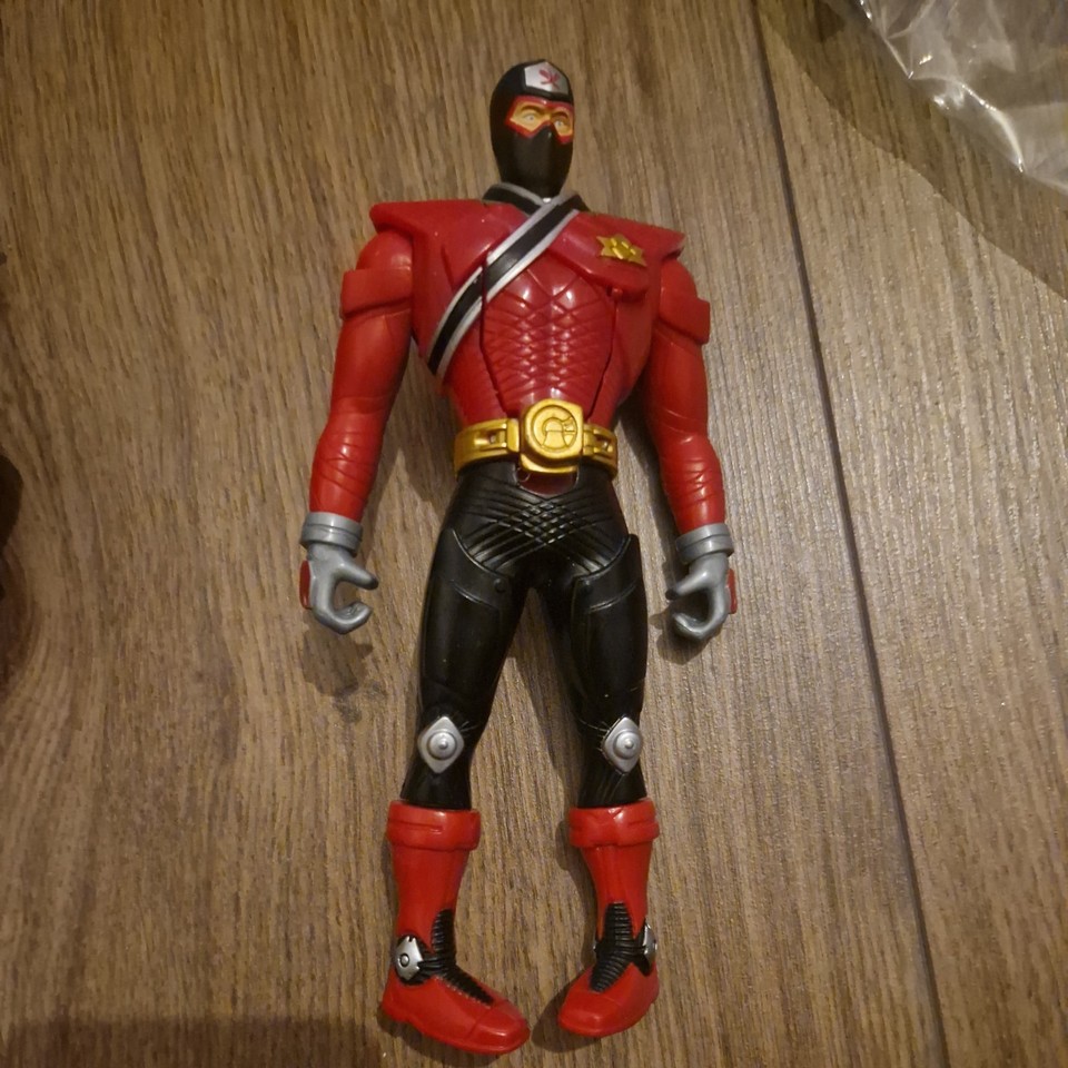 Bandai Power Rangers 2010 Flip Head Ninja Samurai Action Figure Red ...