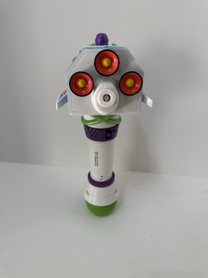 Disney Parks Buzz Lightyear Toy Story Light Up Talking Bubble Wand ...