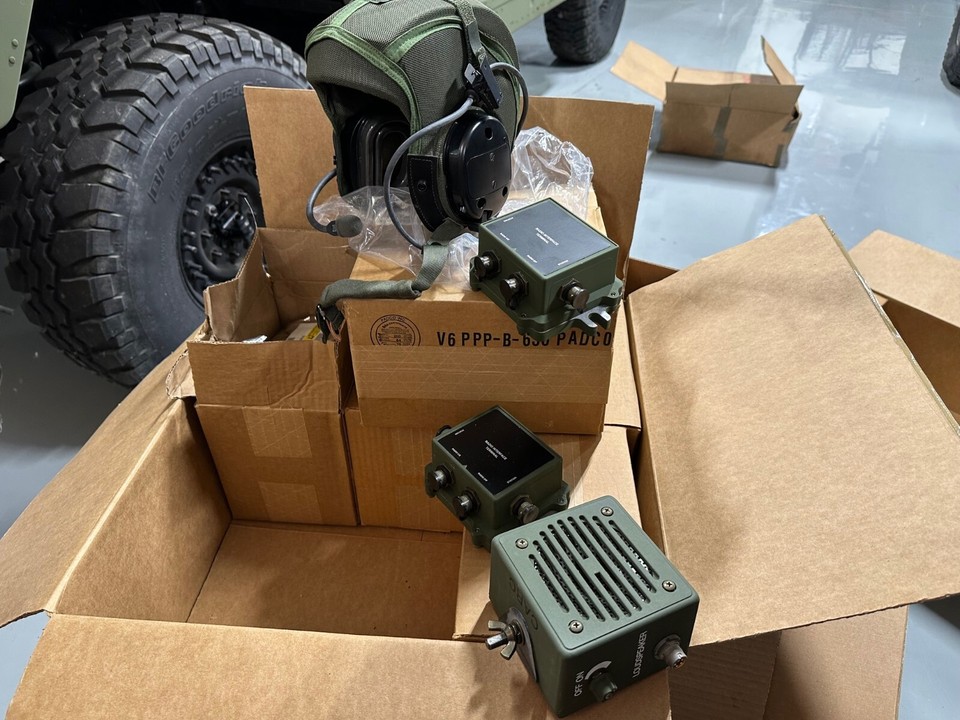 VIC-3 INTERCOM KIT NOS 5 CREW MCS FCCS HMMWV HUMVEE LMTV M1068 M998 ...