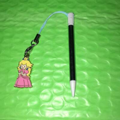 3DS Retractable Stylus Peach Charm - Stylus & Charm for Nintendo DS ...