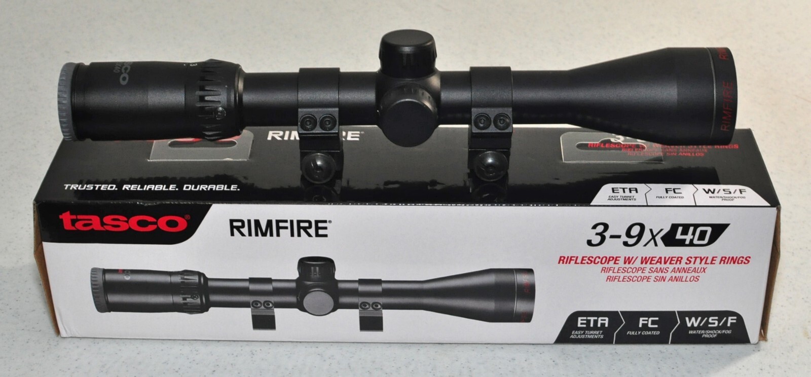 TASCO 3-9x40 Rimfire Rifle Scope | eBay