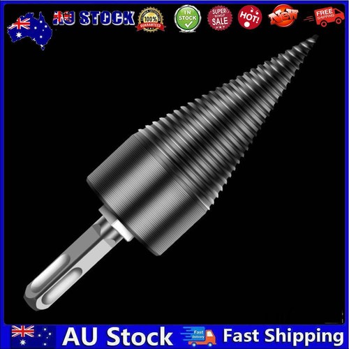 32mm Firewood Splitter Drill Bits Cutting Wood Cone Twist Auger (Square ...