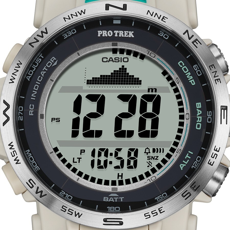 CASIO PRO TREK PRW-35-7JF Climber Triple Sensor Digital Solar Atomic ...