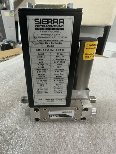 Sierra Mass Flow Controller - AIR | eBay