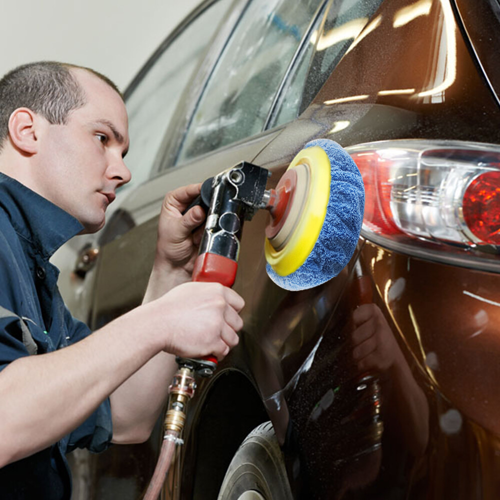 20pcs 5-6 Inch Buffer Bonnets Waxers Bonnet Set 12 Microfiber 4 Wool 4 ...