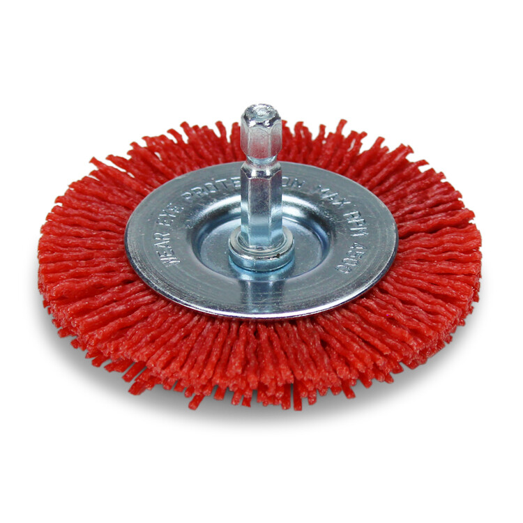 BHA 3" Nylon Wire Wheel with 1/4" Hex Shank for Drill or Die Grinder | eBay