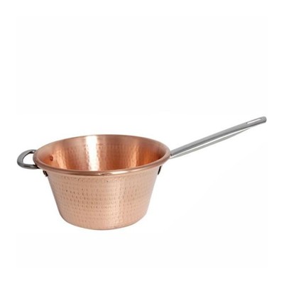 Chaudron en cuivre Lar avec poignée à induction en acier inoxydable cm ...