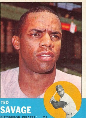 TED SAVAGE 1963 TOPPS BASEBALL HI #508 | eBay