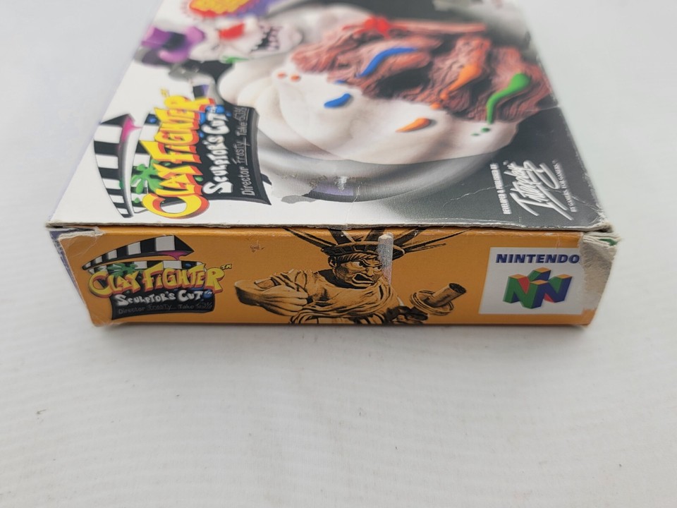 Clay Fighter Sculptor's Cut for Nintendo 64 N64 In Box IB Good Shape CH ...