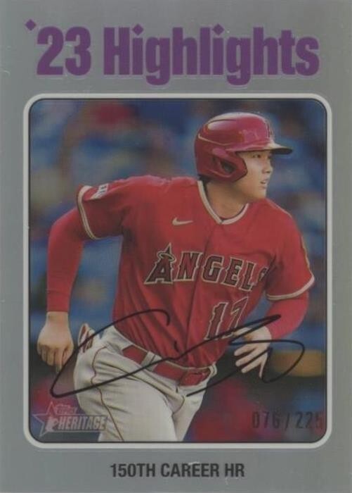 2024 Topps Heritage High Number - '23 Season Highlights Shohei Ohtani ...