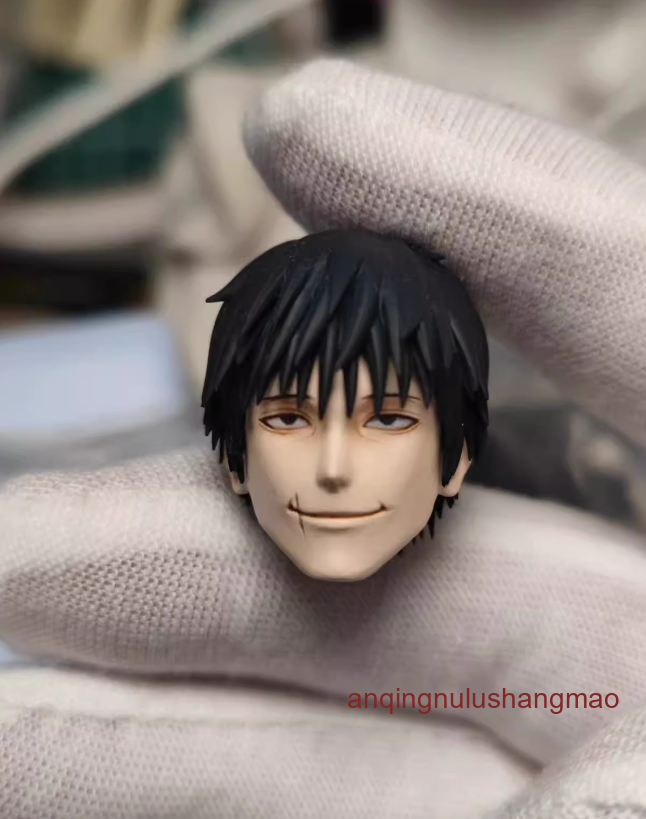 Custom Jujutsu Kaisen Fushiguro Toji Head for 1/12 Romankey Body（No ...