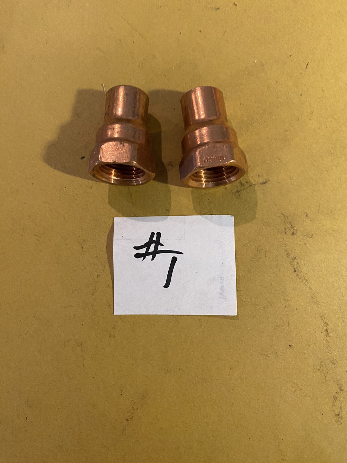 5 Pc 1/2” Copper X1/2” Female Ips Adapter Fitting SOLDER PLUMBING SWEAT ...