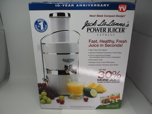 Jack LaLanne Power Juicer Express Model MT-1020 Black 10th Anniversary ...