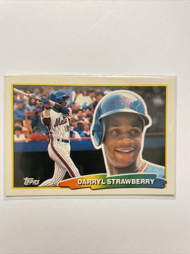 MLB 1988 Topps Big Baseball Darryl Strawberry New York Mets #253 Mint ...