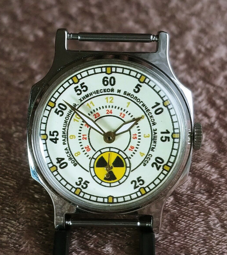 Wrist Watch Pobeda ZIM watch Radiation troops, Soviet watch, Military ...