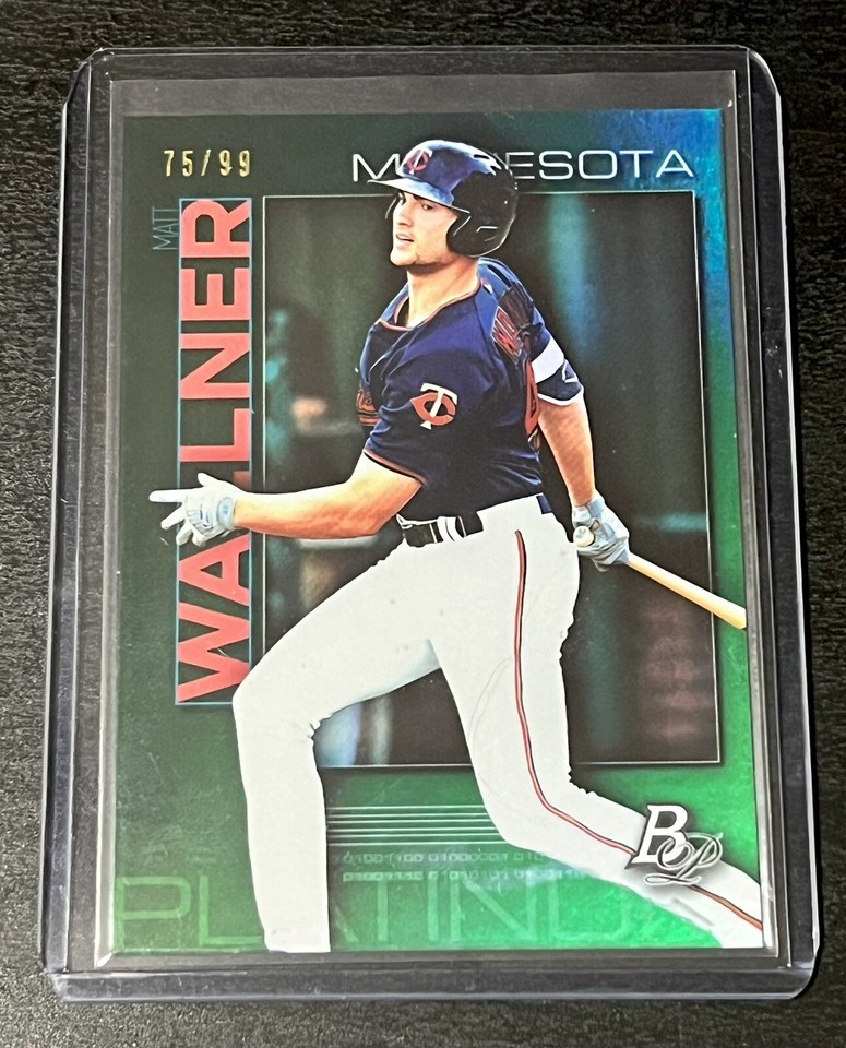 2020 Bowman Platinum Matt Wallner #75/ 99 Green Minnesota Twins | eBay