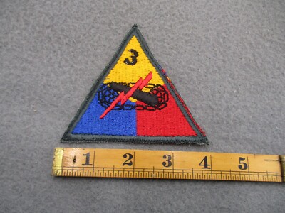 US Army 3rd Armored Division Patch S6.; | eBay