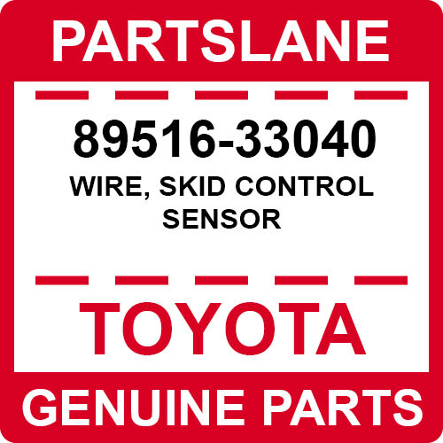 8951633040 Genuine Toyota Wire Skid Control Sensor 89516-33040 for sale ...