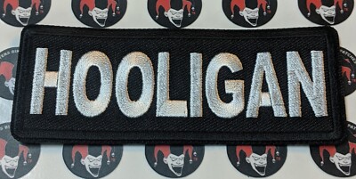 Hooligan Embroidered Biker Patch | eBay