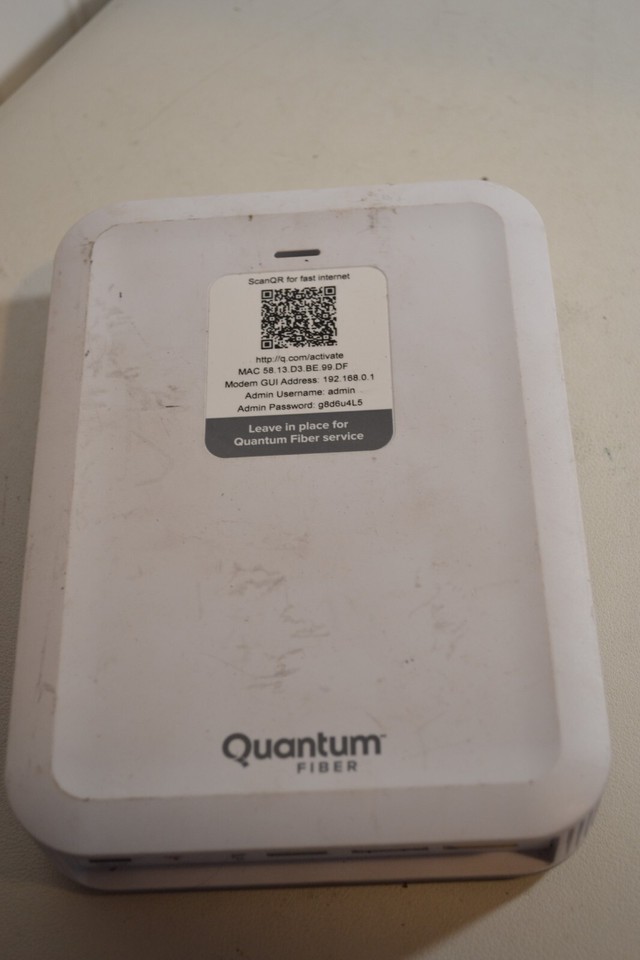 Quantum Fiber C5500XK High Performance Modem ( MODEM ONLY; NO CORD) | eBay