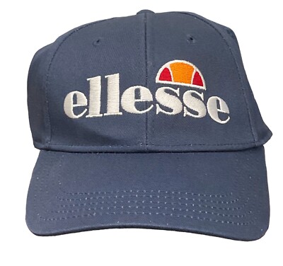 Unisex New Ellesse Hat One Size Strap Hat Navy Blue NWT | eBay