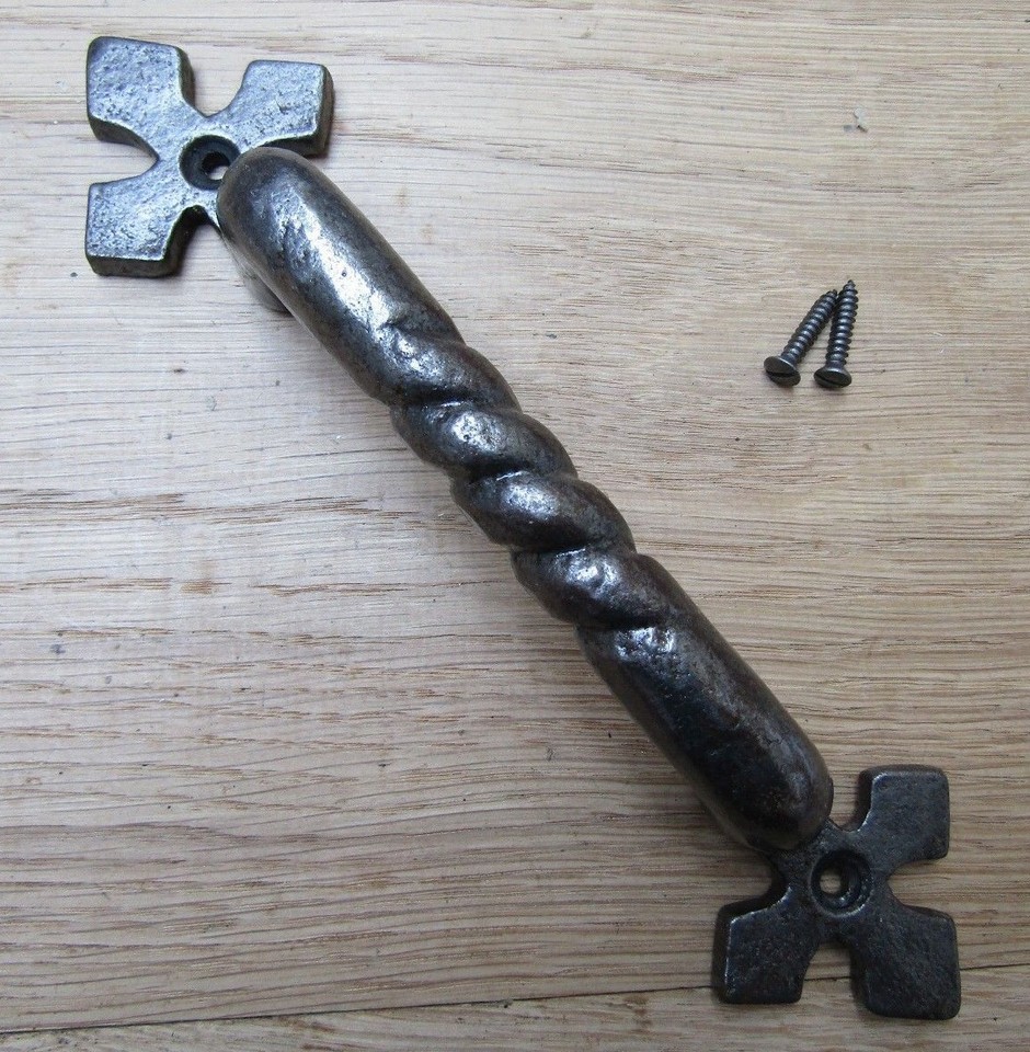 1 X CAST IRON RUSTIC VINTAGE OLD ENGLISH COUNTRY COTTAGE STYLE DOOR ...