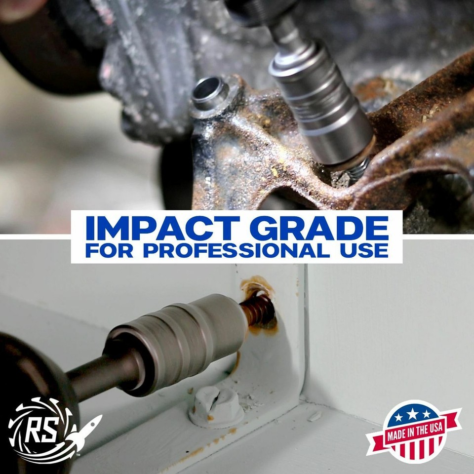 ROCKETSOCKET - Bolt, Nut & Screw Extraction Sockets - 6 pieces, 3/8 ...