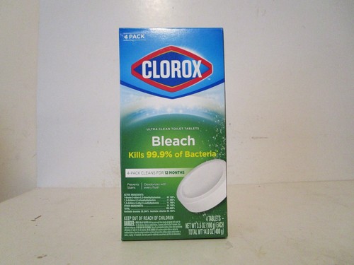 Clorox Bleach Automatic Toilet Bowl Cleaner Tablets 4 Pack | eBay