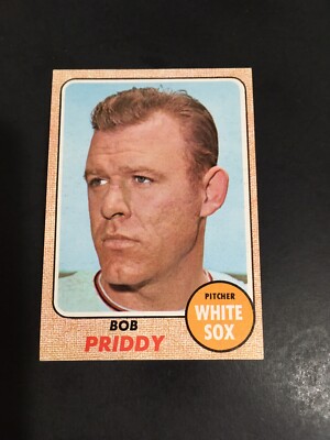1968 TOPPS BOB PRIDDY, #391, NM (Free Shipping On Any 3!) | eBay