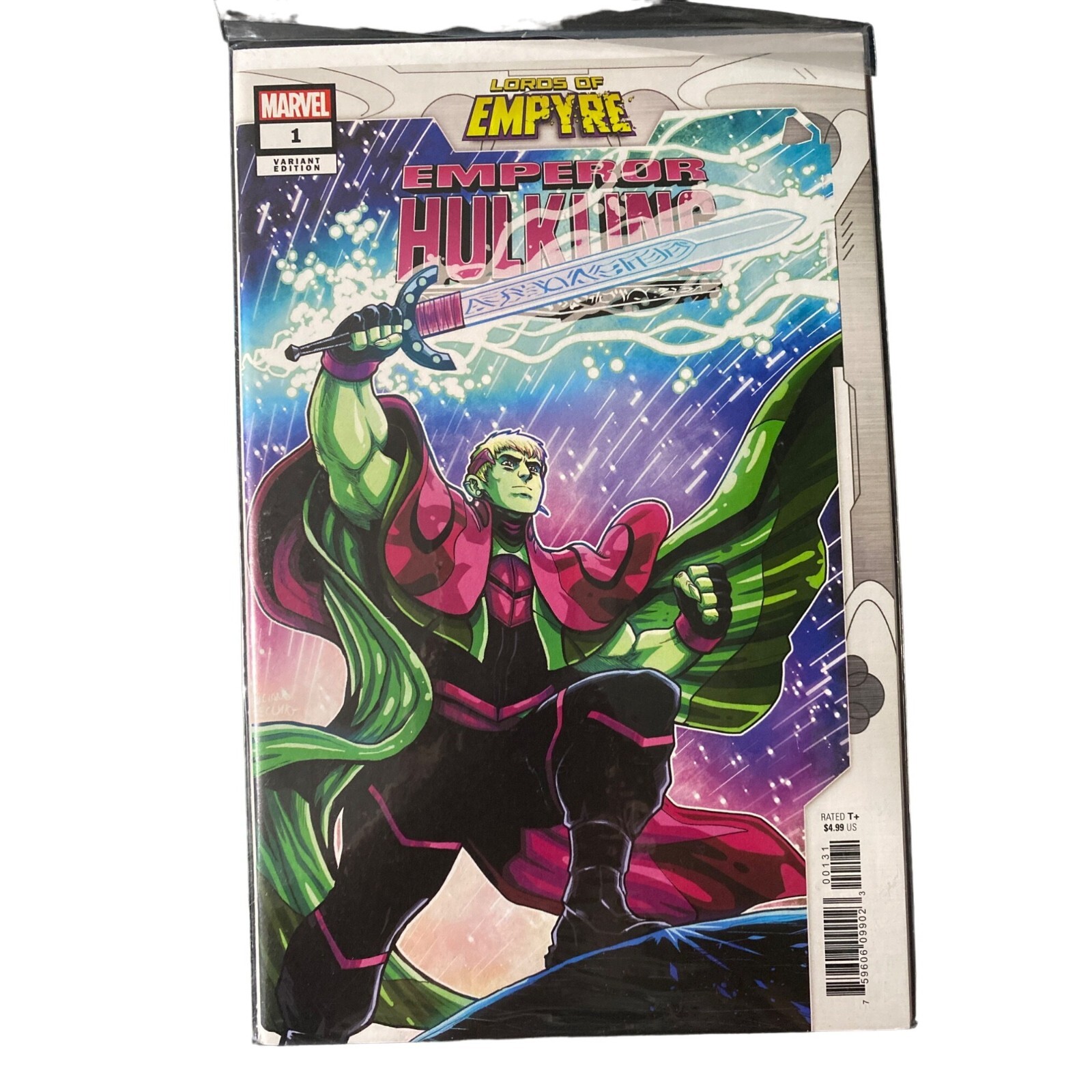 Comic Marvel Lords of Empyre Emperor Hulkling Issue #1 Variant Edition ...