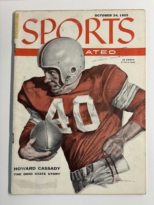 Sports Illustrated Howard Cassady Oct 24 1955 Ohio State Magazine LABEL ...