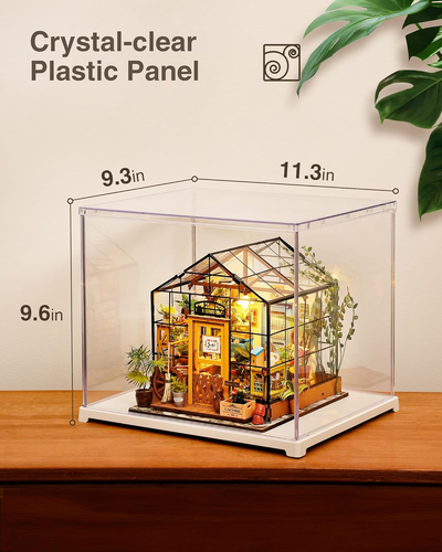Acrylic Display Case Dust Cover for Collectibles Stackable Showcase ...