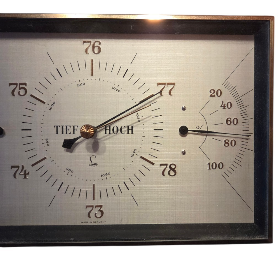 Lufft Station Avec Thermomètre, Baromter Et Hygromètre Vintage Design ...