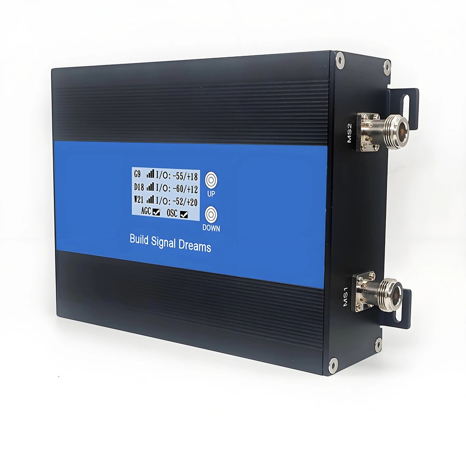 Cell signal extender tri-band 800 1800 2100Mhz Full Kit 4G 5G Mobile ...