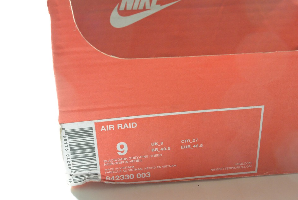NIKE 2012 AIR RAID PEACE RETRO 9 VINTAGE | eBay