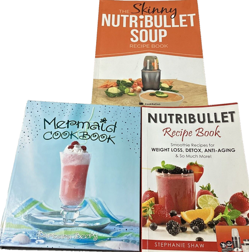 Mermaid Cookbook, & 2 Nutribullet Recipe Books, (3 Total) | eBay