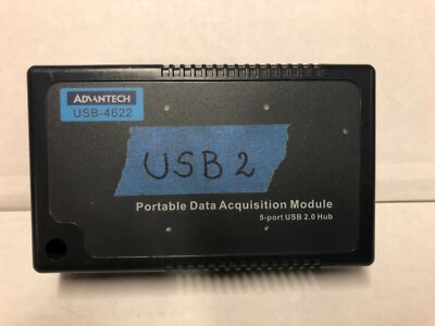 ADVANTECH USB-4622 Portable data Acquisition Module 5 port USB 2.0 Hub ...